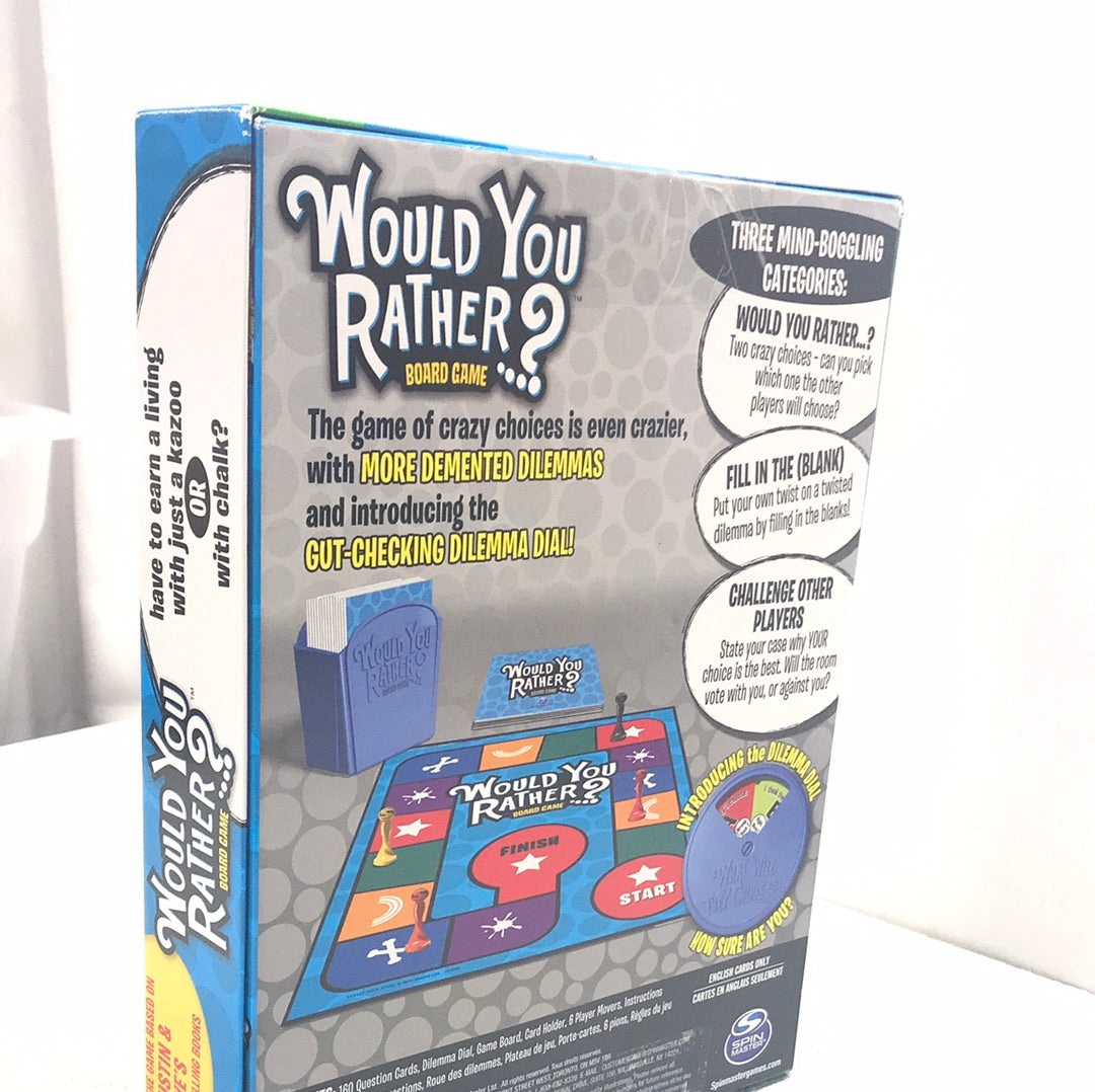 Would You Rather? Board Game COMPLETE – The Puzzle Piece Online