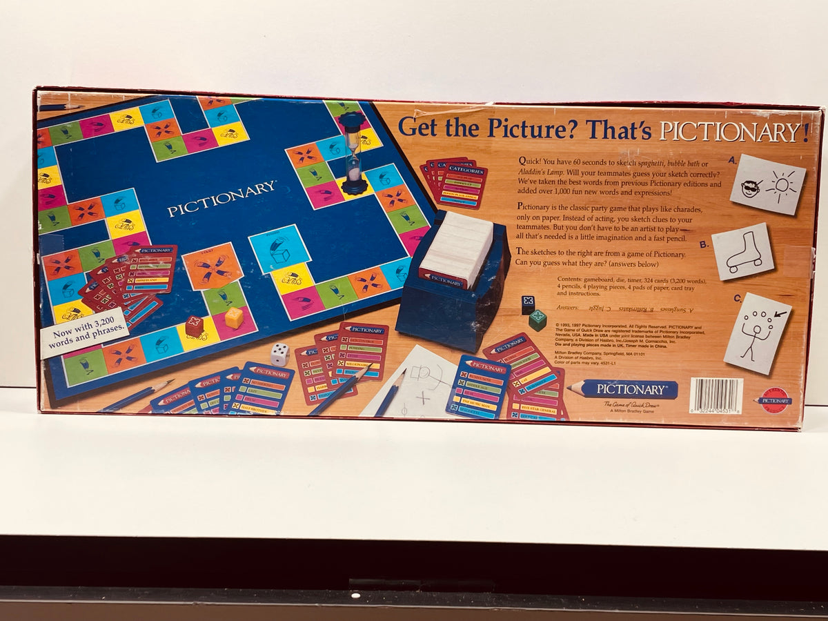 EUC! COMPLETE 1997 Pictionary The Game of Quick Draw – Puzzle Piece ...